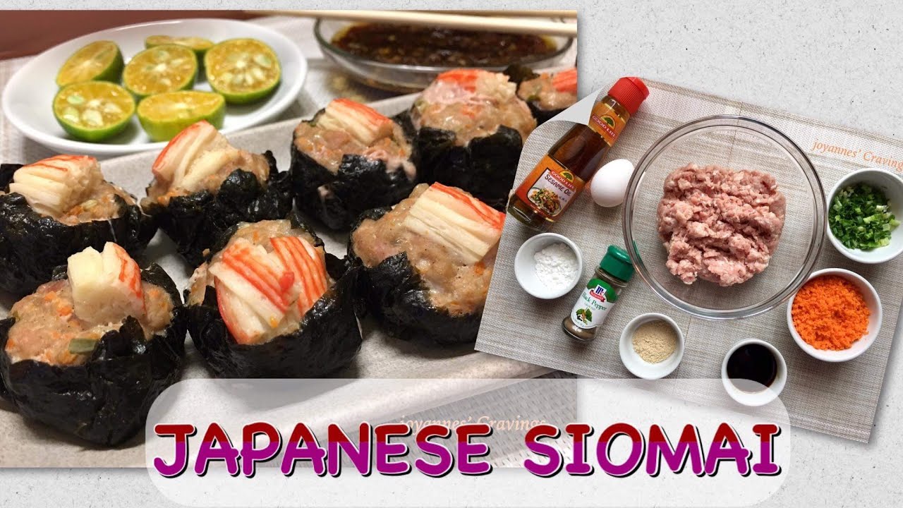 Japanese Siomai Easy Recipe How To Wrap Nice Siomai Youtube
