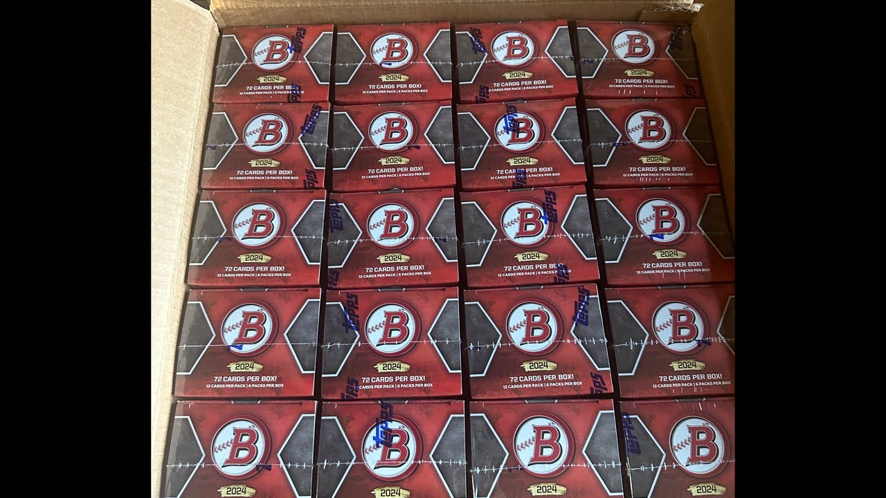 2024 Bowman 40 Box Blaster Case #6 - YouTube