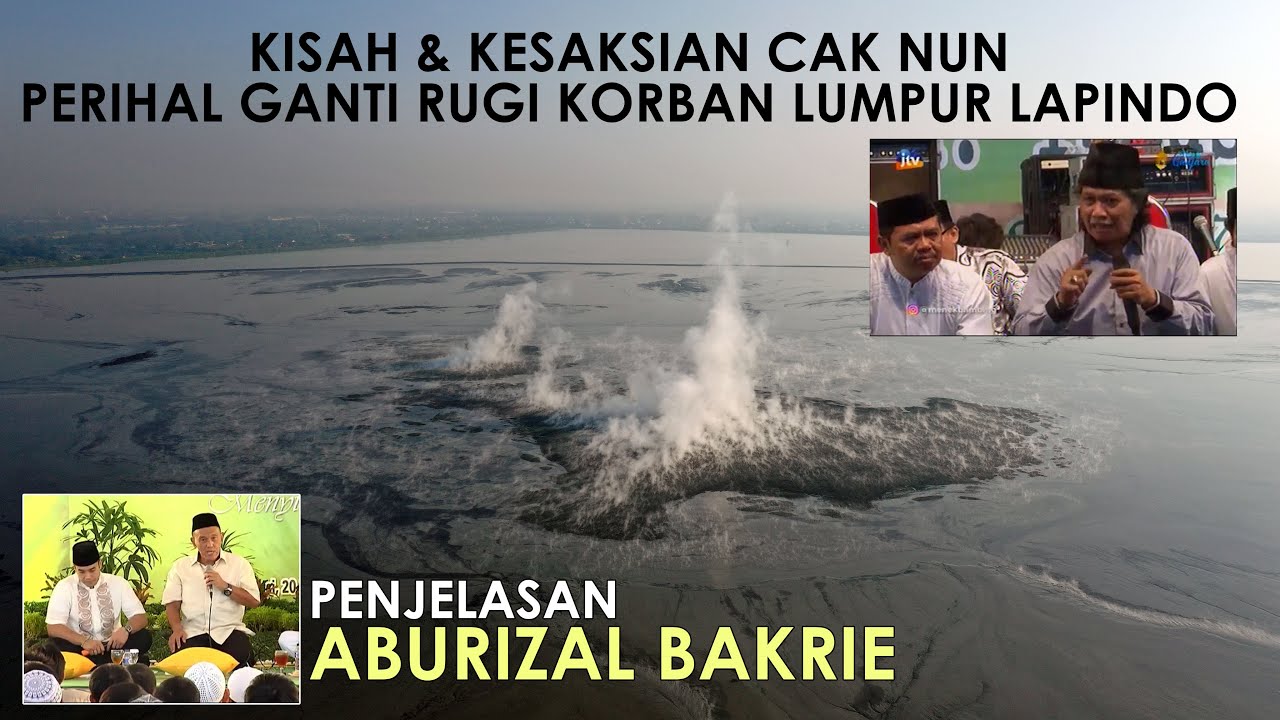 Penjelasan Ganti Rugi LUMPUR PANAS LAPINDO versi Cak Nun & Aburizal ...