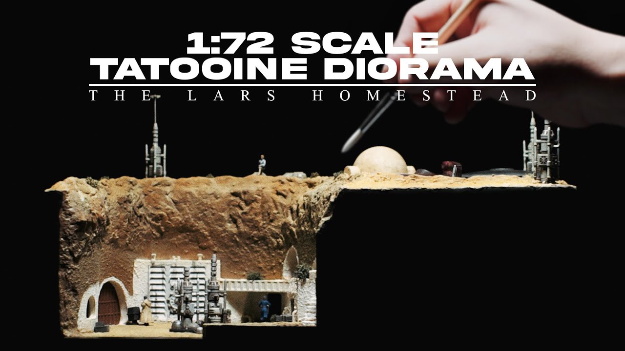Building Tiny Tatooine! (1:72 Scale Lars Homestead/ Luke Skywalker’s ...