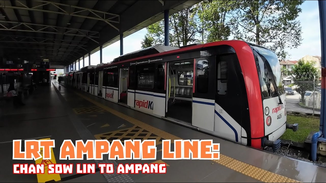 LRT Ampang Line | Chan Sow Lin to Ampang Ride 1/11/2023 - YouTube