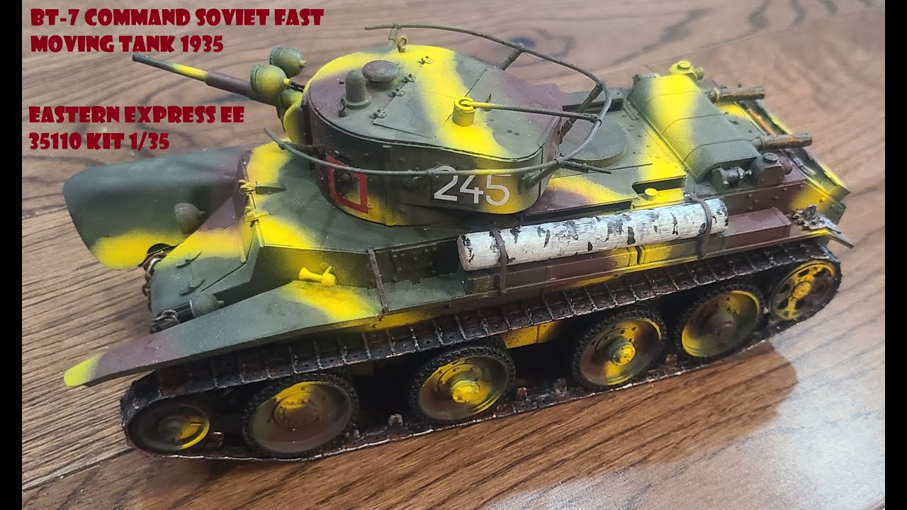BT-7 Command Soviet Fast Moving Tank 1935EASTERN EXPRESS EE 35110 KIT 1 ...