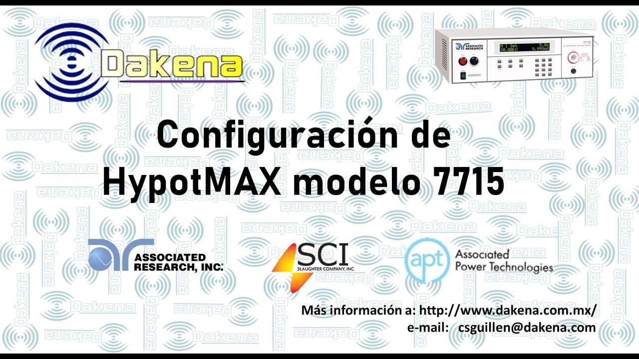Configuración HypotMAX 7715 - YouTube