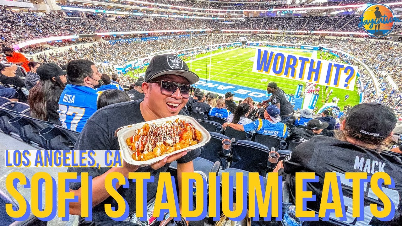 BEST FOOD TO TRY at SOFI STADIUM during a NFL GAME - LOS ANGELES Food ...