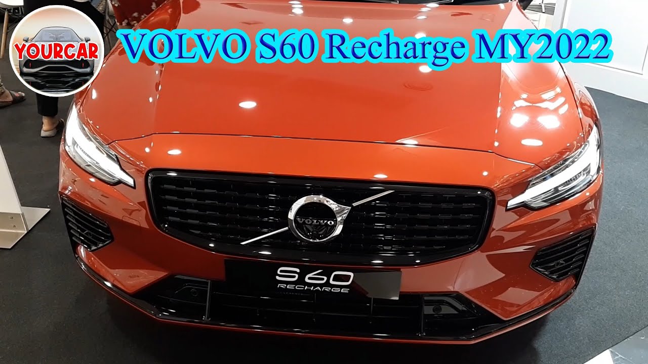 Volvo S60 Recharge AWD Plug-in Hybrid R-Design MY2022 สีแดง Fusion Red ...