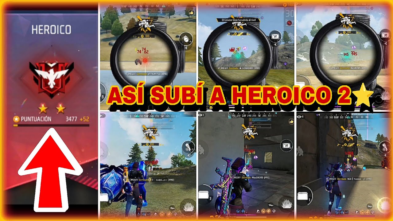 DE ESTA MANERA SUBÍ A HEROICO 2⭐ EN LA NUEVA TEMPORADA 41 EN FREE FIRE ...