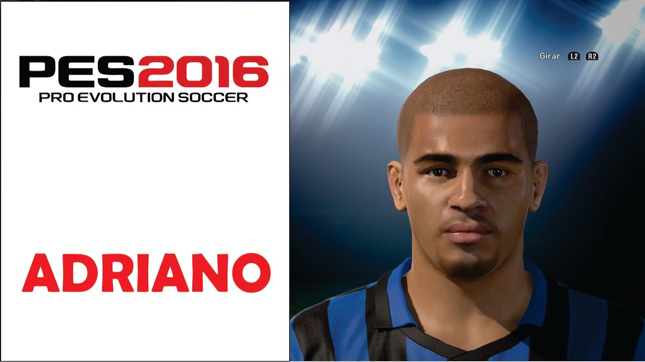 ADRIANO Face PES 2016 - YouTube