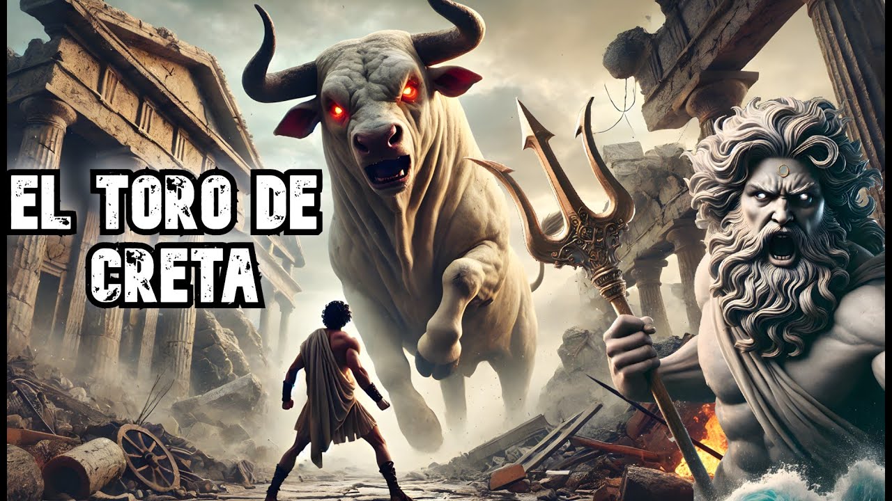 El Toro de Creta// Mitología Griega. - YouTube