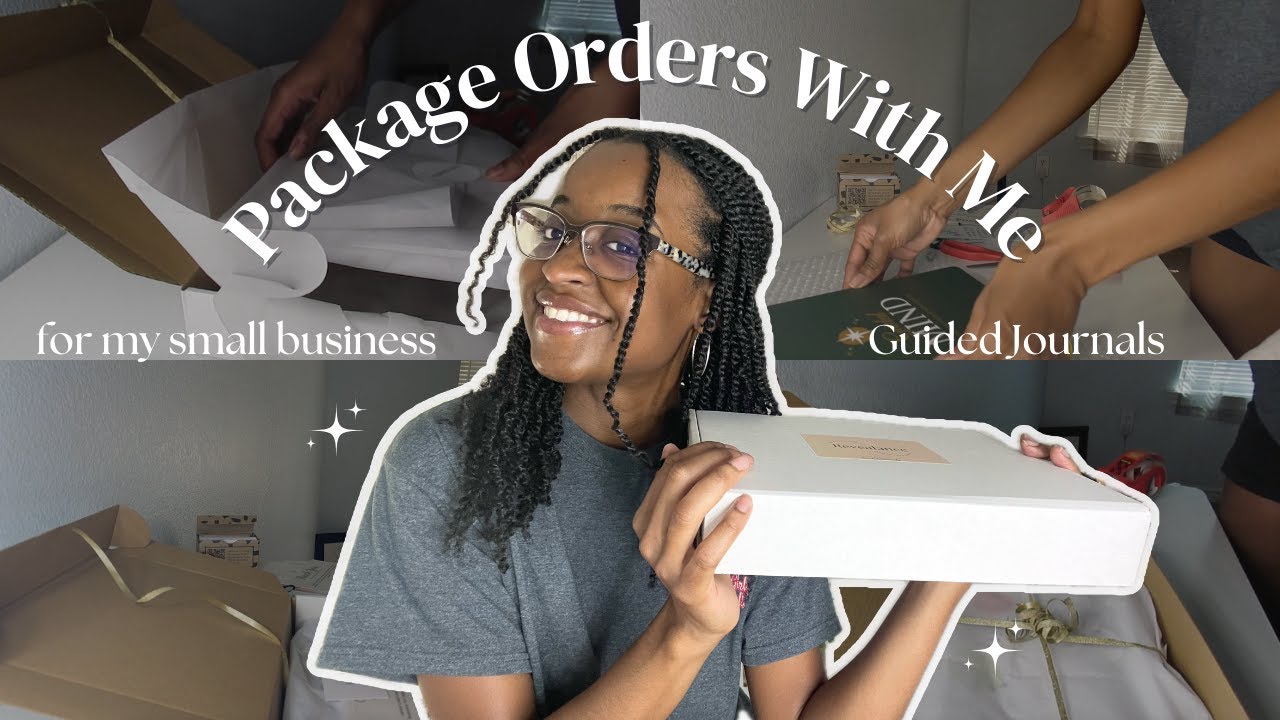 PACKAGING ORDERS FOR MY SMALL BUSINESS 📦 | Packaging my journals for ...