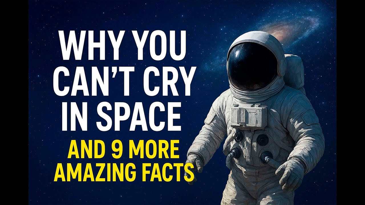 WHY YOU CAN'T CRY IN SPACE AND 9 MORE AMAZING FACTS - YouTube