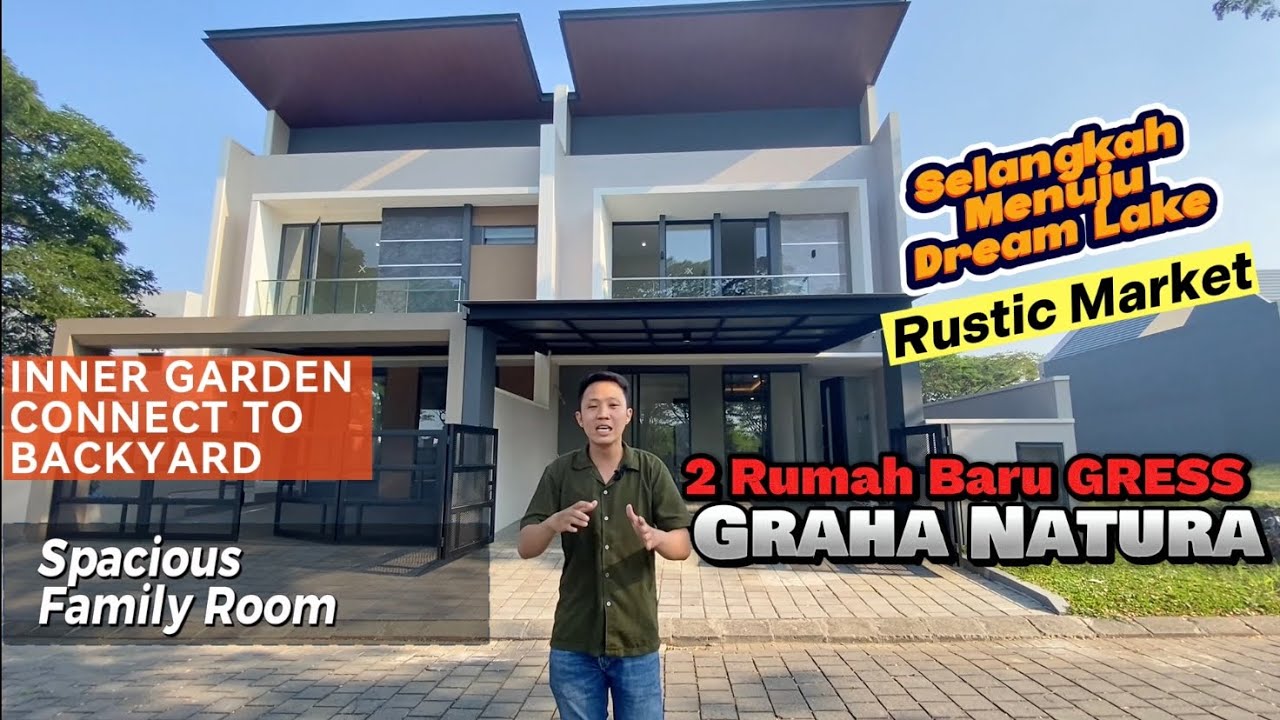Langka !! 2 Rumah Kembar di Graha Natura, Sebelahan dengan Rustic ...