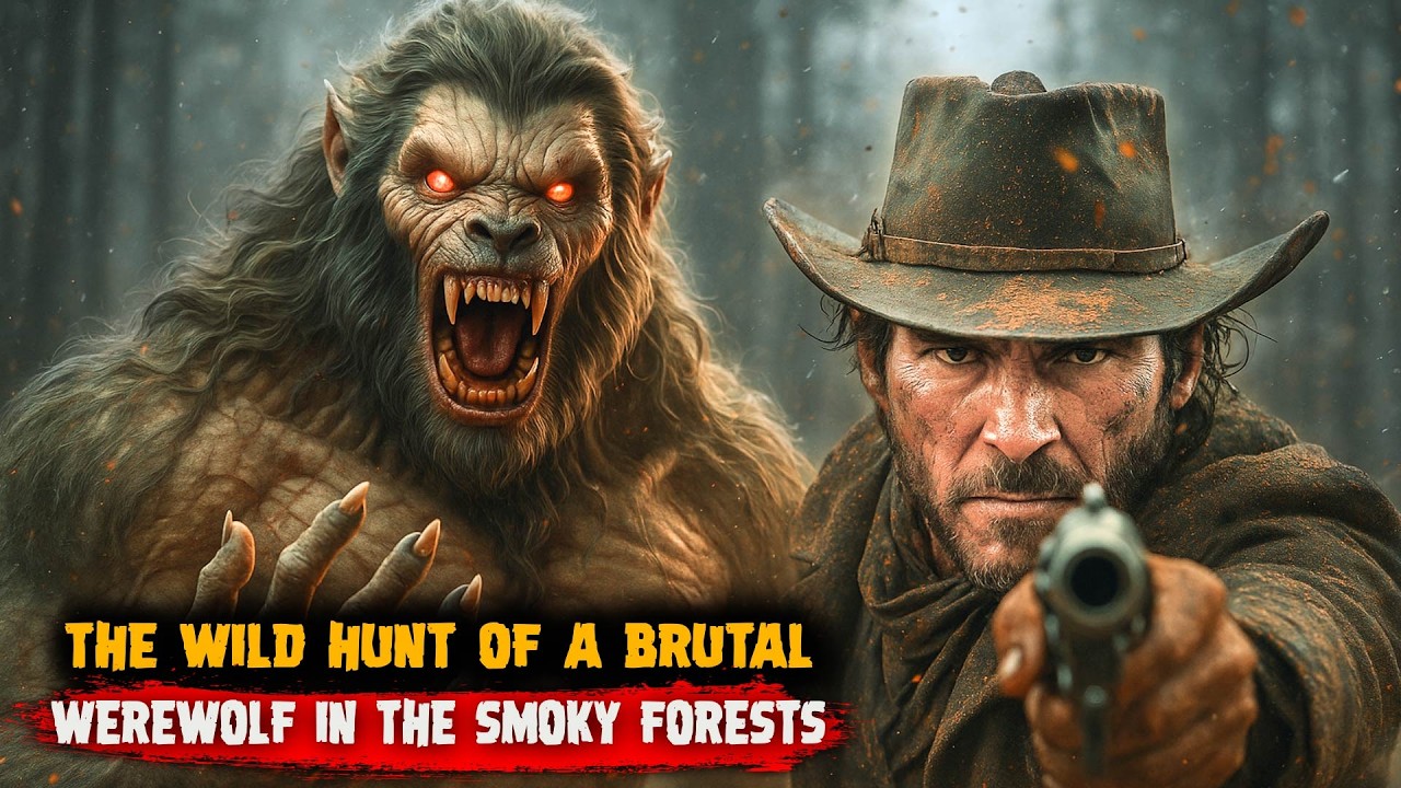 Werewolf Horror Story.The Wild Hunt of a Brutal Werewolf in the Smoky ...