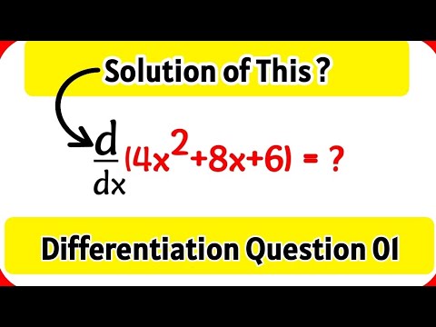 Differentiation Series Question 01 || #differentiation #maths - YouTube
