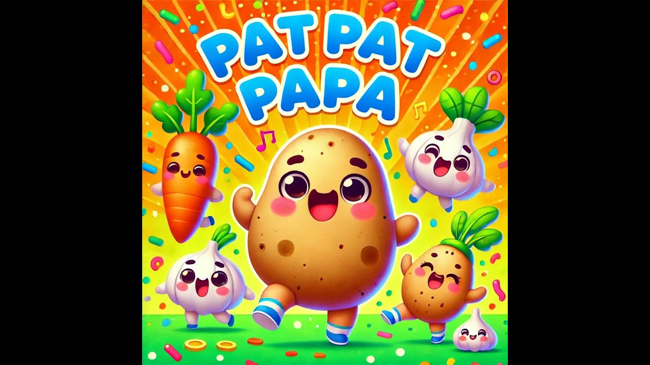 Pat Pat Papa 🥔 | Canción Divertida para Niños | ¡Enseña a los Niños a ...
