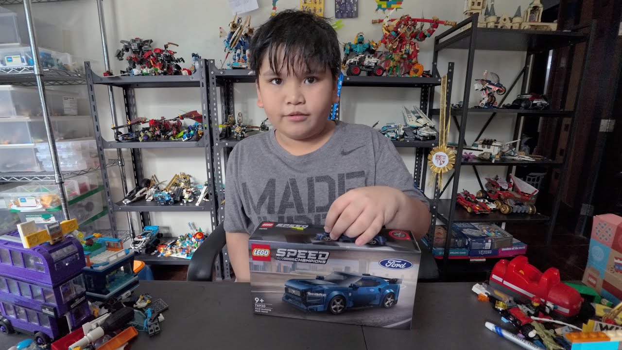 Lego Speed Champions Ford Mustang Dark Horse - YouTube