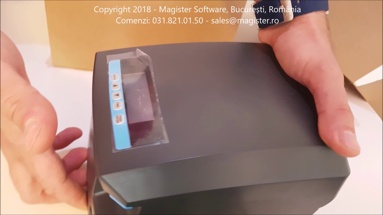 Unboxing Imprimanta Fiscala Datecs FP700 by Magister Software - YouTube