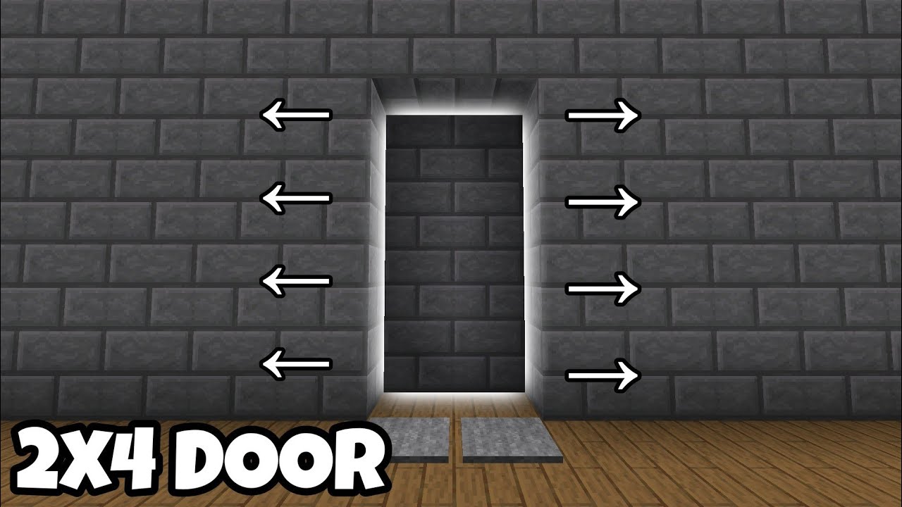 2x4 Piston Door in Minecraft!! - YouTube