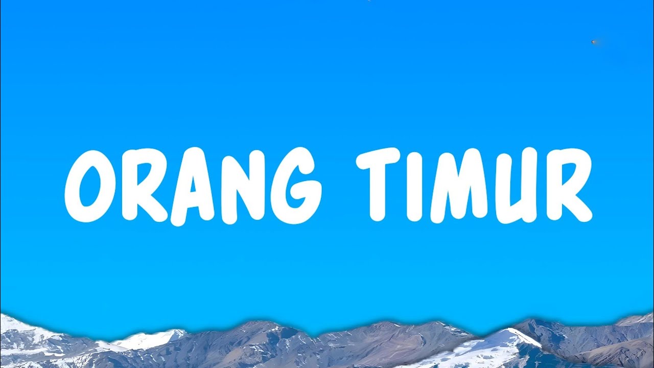 Orang Timur - Juan Reza (Lyrics) - YouTube