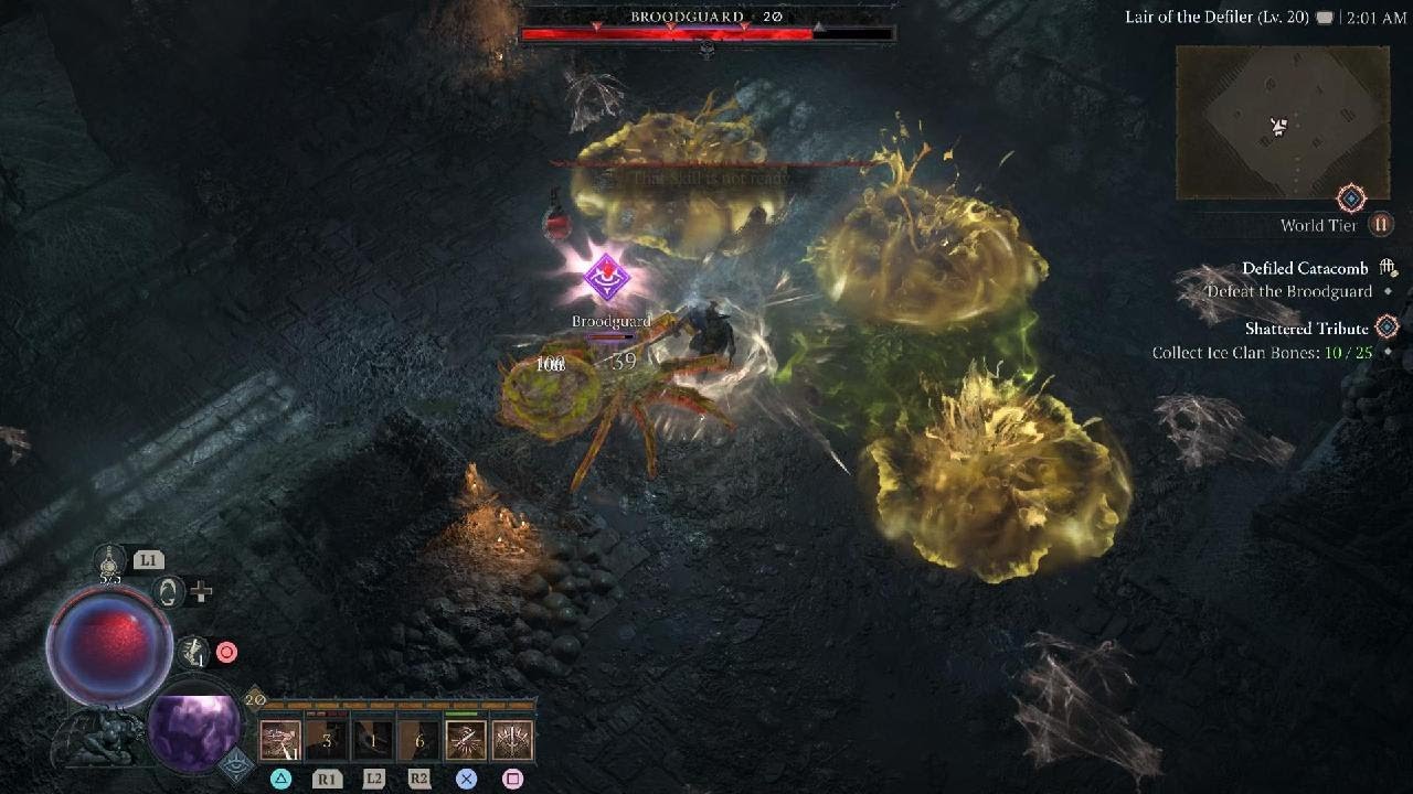 Diablo 4 - Shadow Dagger Rogue Vs Broodguard - YouTube