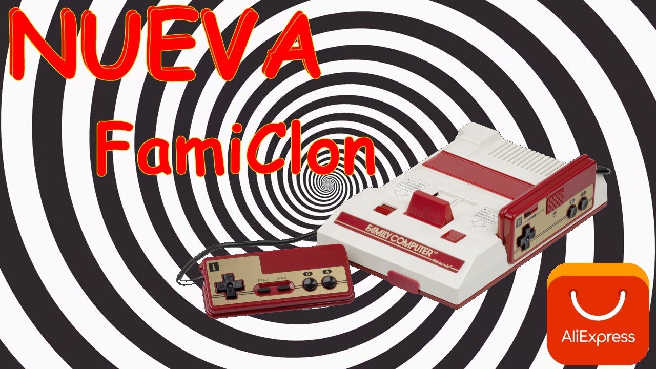 NUEVA FamiClon - FAMICOM de AliExpress 🎮🔥 - FC COMPACT - Vintage - YouTube