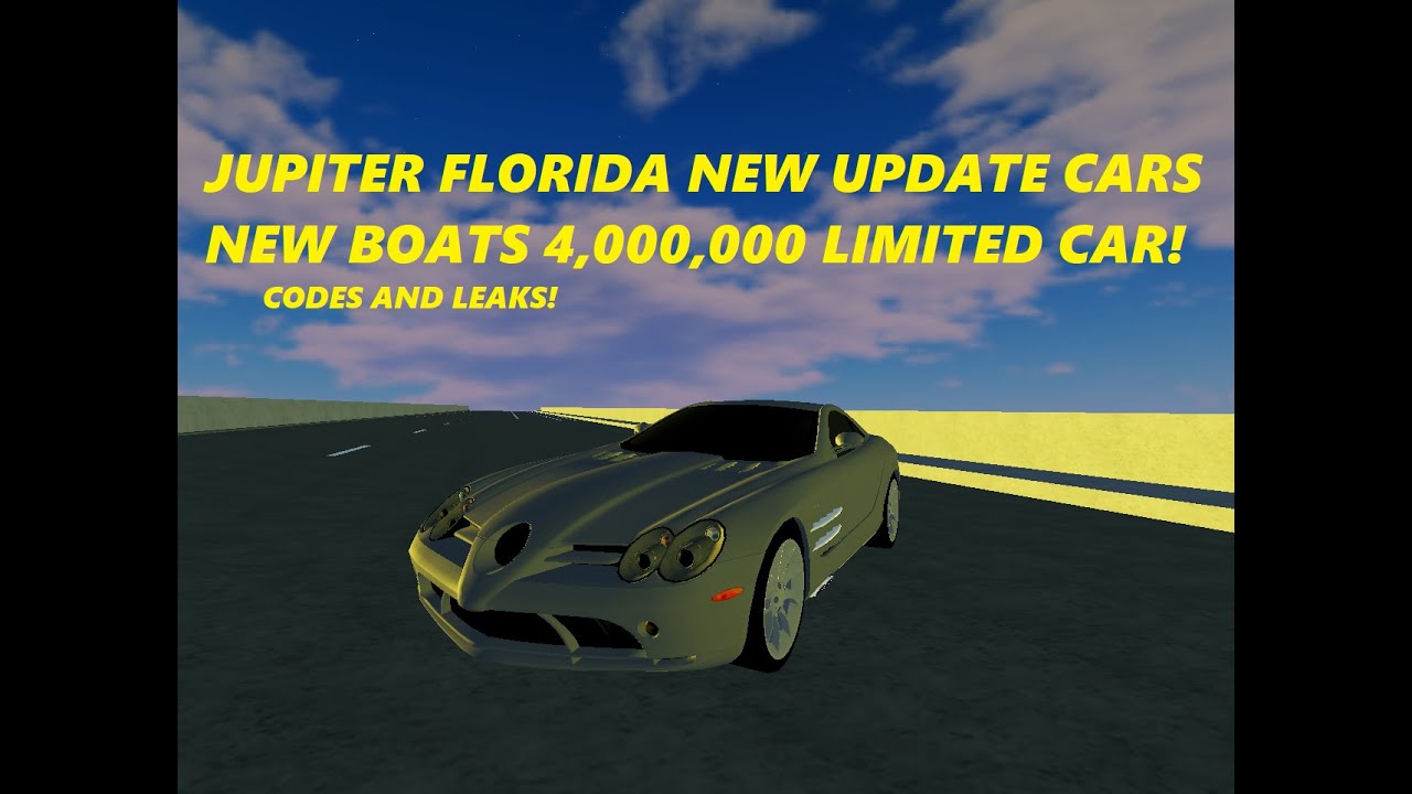 JUPITER FLORIDA NEW UPDATE 4,000,000 LIMITED CARS CODES AND LEAKS ...