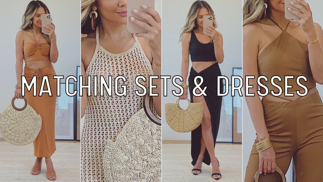 Affordable Summer Outfits You Need | Matching Sets & Dresses - YouTube