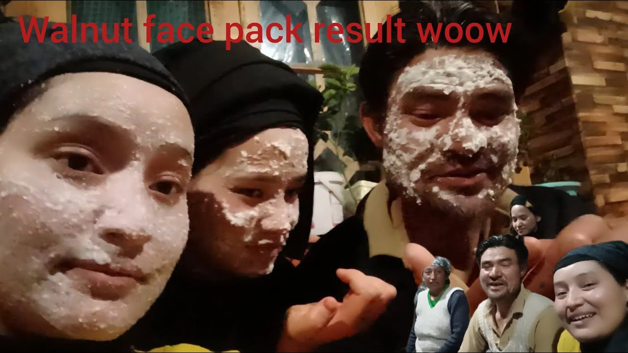 walnut face pack keya 😱|| result best aya🤗|| ama ly nai bhoat mazak ...