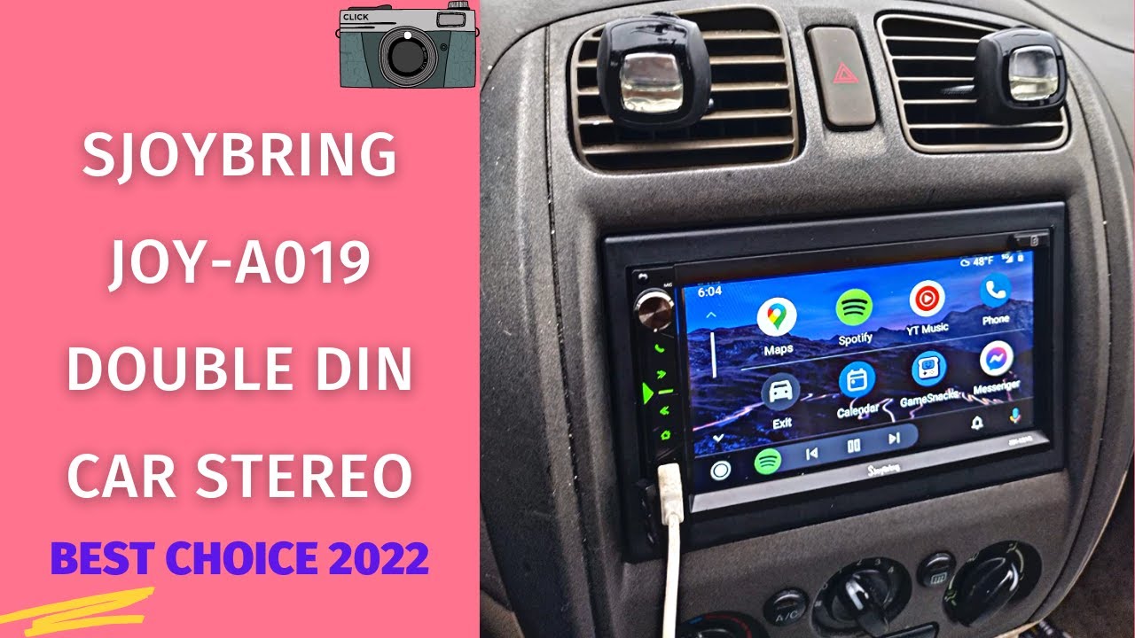 SJOYBRING JOY-A019 Double Din Car Stereo with Dash Cam Review & Test ...