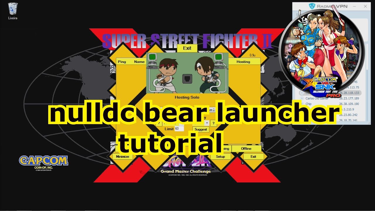 Tutorial como jogar online no nulldc bear - YouTube