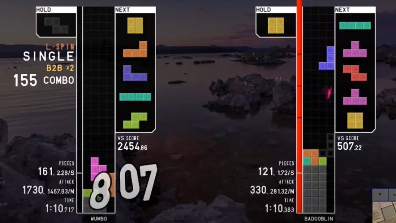 4 Wide Tetris Gods Battle! - YouTube