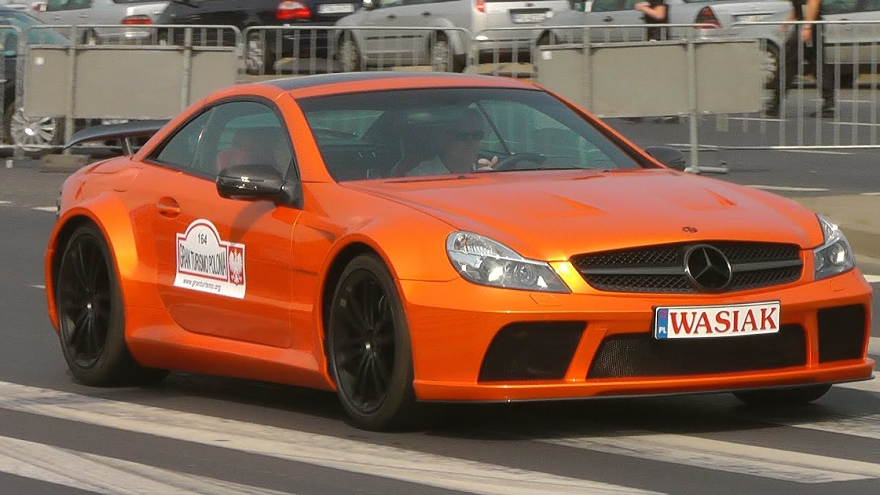 Modified Mercedes SL55 AMG Fly By & Acceleration HD GTP 2012 - YouTube
