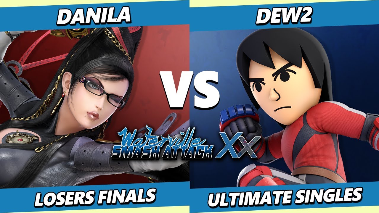 Waterville Smash Attack Xx LOSERS FINALS - Danila (Bayonetta) Vs. Dew2 (Mii Brawler) Smash ...