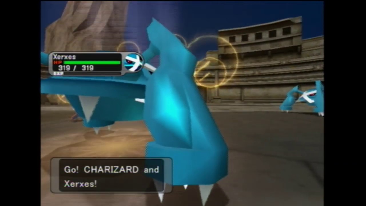 Pokemon XD: Gale of Darkness - Orre Colosseum Eldes Battle Attempt 2 ...