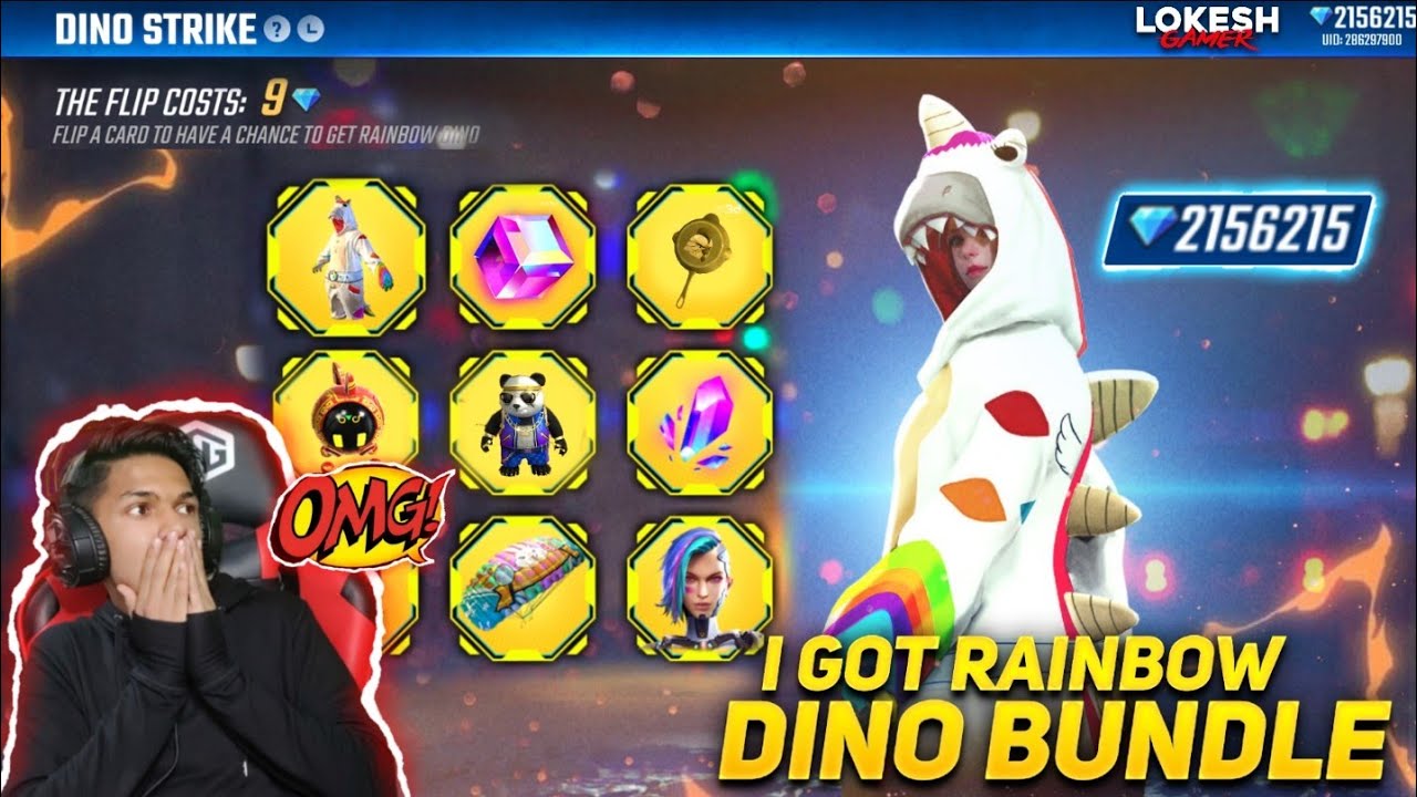 New Dino Strike Event First Time In India And I Got Rainbow Dino Bundle ...