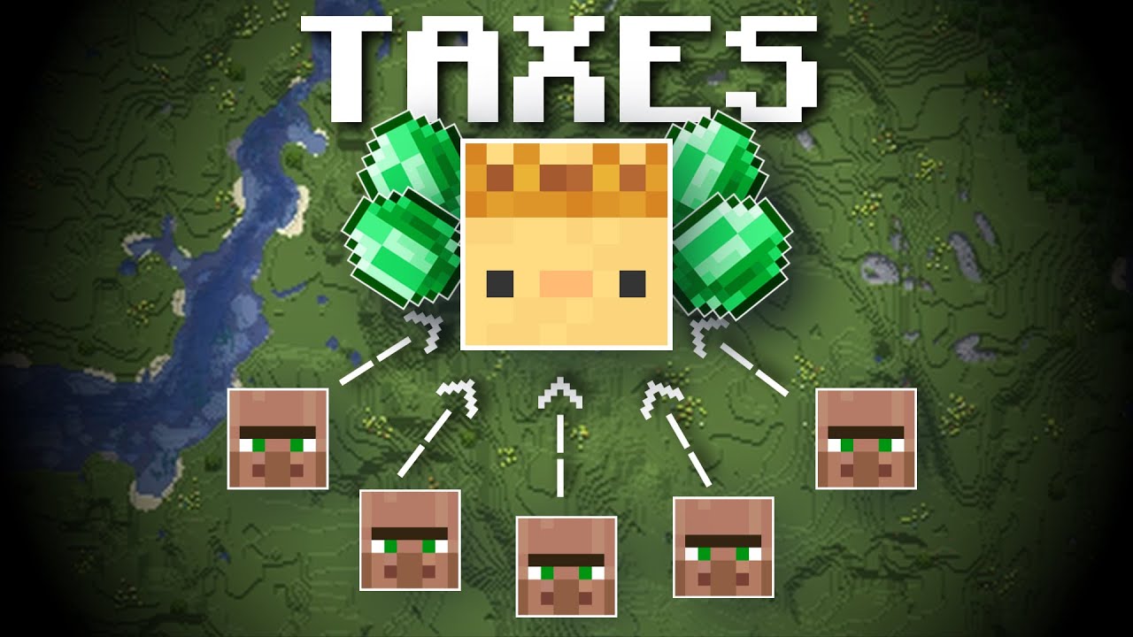 Taxes explained with Minecraft Emeralds - YouTube