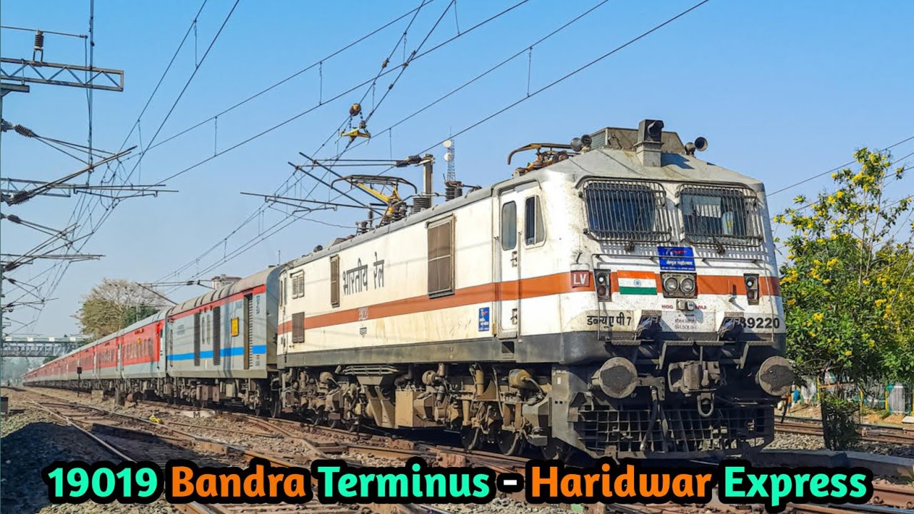 19019 Bandra Terminus - Haridwar Express Full Details 🇮🇳 - YouTube