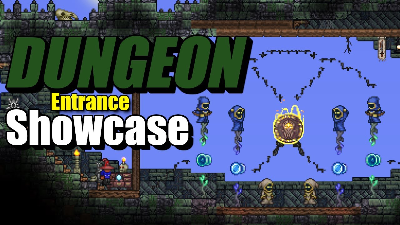 Spooky Dungeon Entrance Build Showcase with Pipe Organ and Floating ...