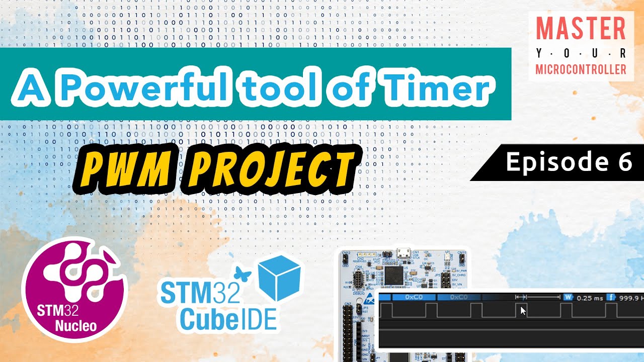 PWM Generation | STM32G474 Nucleo | Episode 6 - YouTube