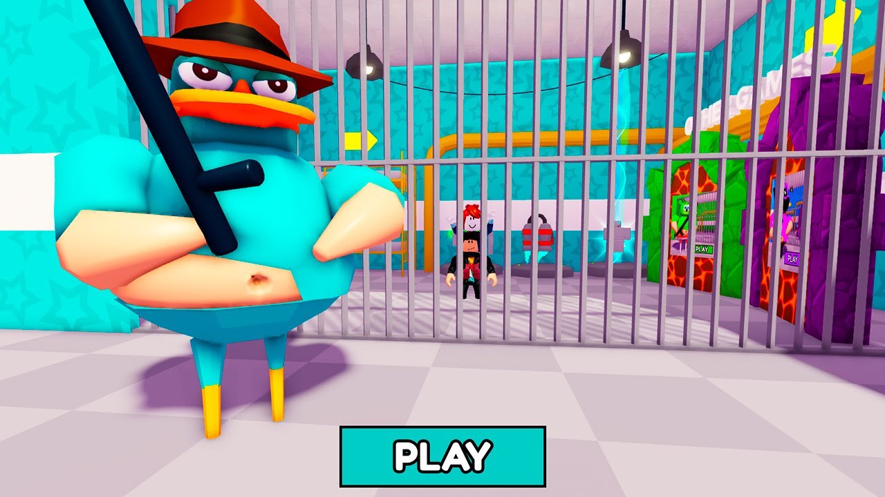NEW PERRY THE PLATYPUS BARRY'S PRISON RUN OBBY ROBLOX - YouTube