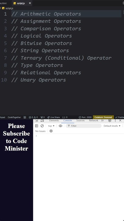 Operators In Javascript Day 7 Of 45 Days Javascript Challenge