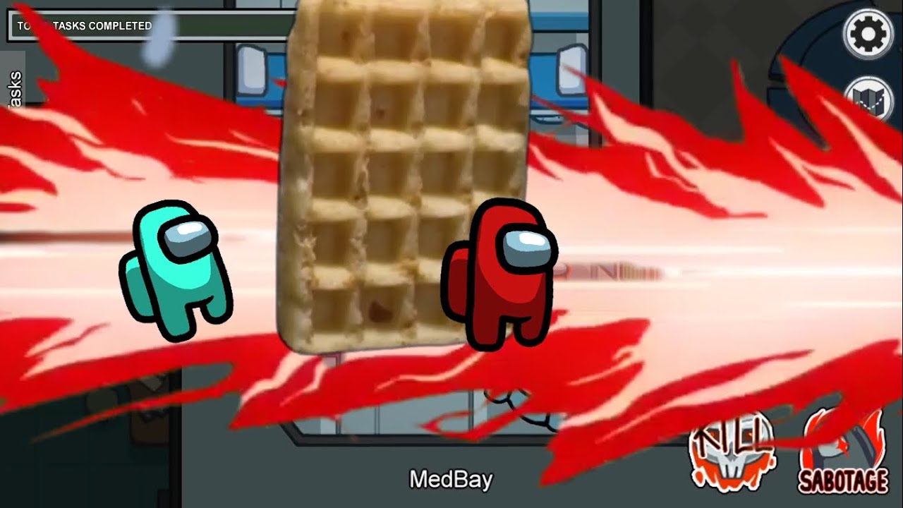 Among Us but it's a waffle - YouTube
