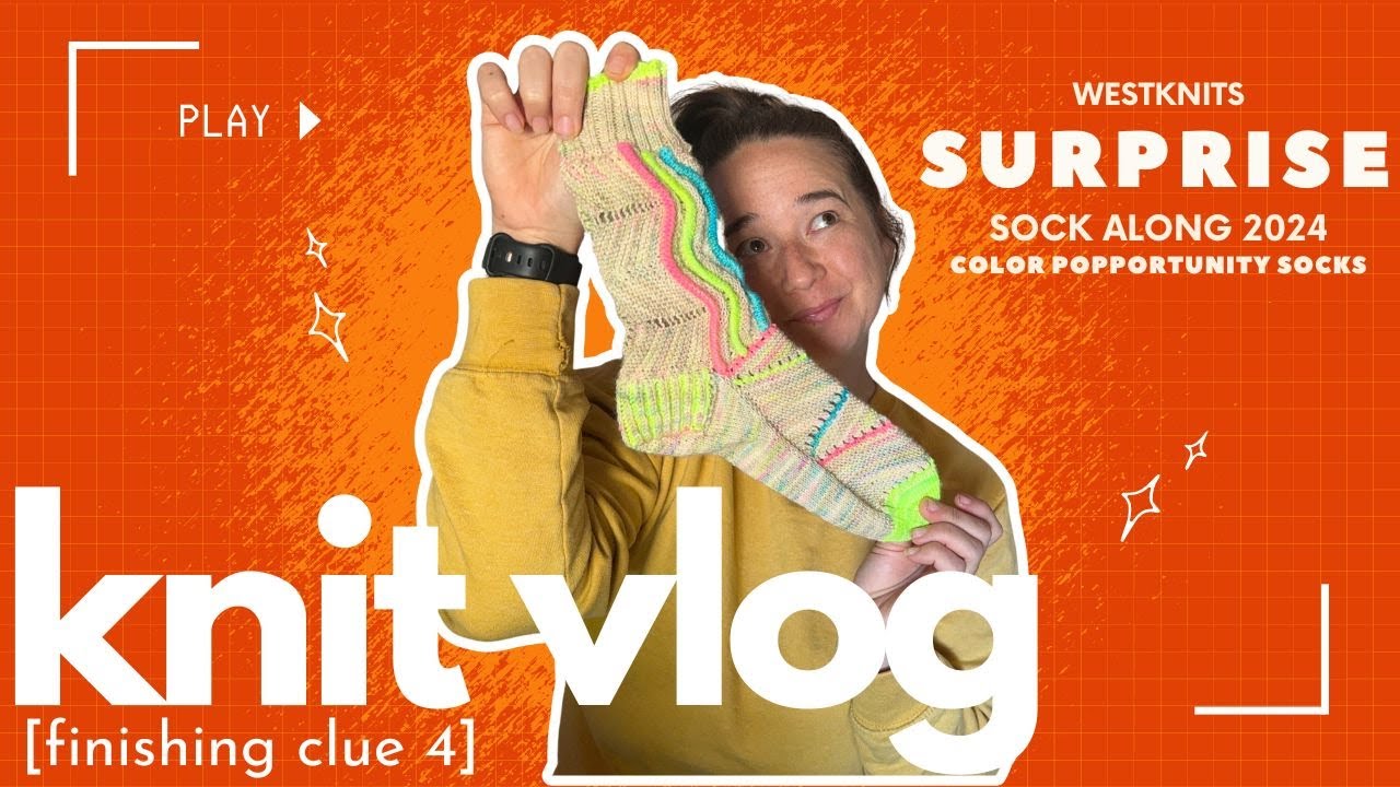 Clue 4 Westknits SSAL ! FO alert! [Cozy knitting vlog] - YouTube