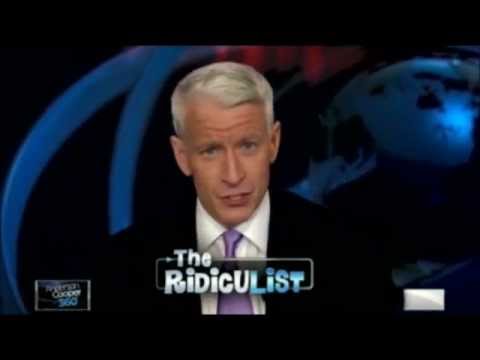 Anderson Cooper - RidicuList 08-19-11 - New York, Portland - YouTube
