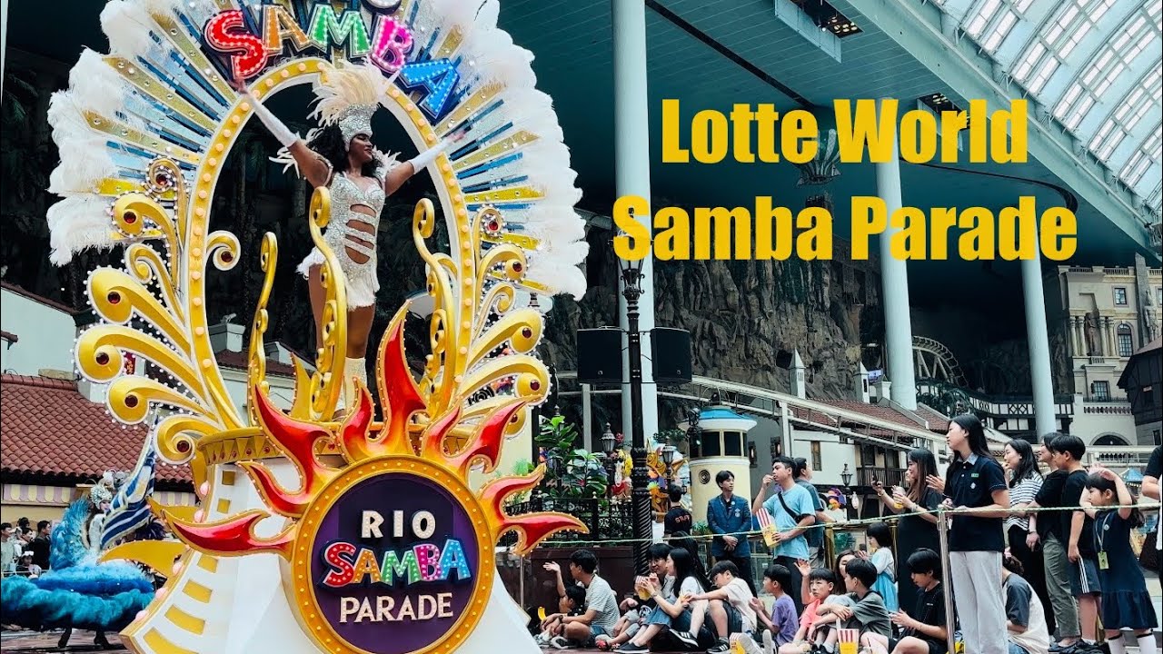 [4K]롯데월드 삼바 퍼레이드 Lotte World Rio Samba Parade 240705 #롯데월드 #lotteworld ...