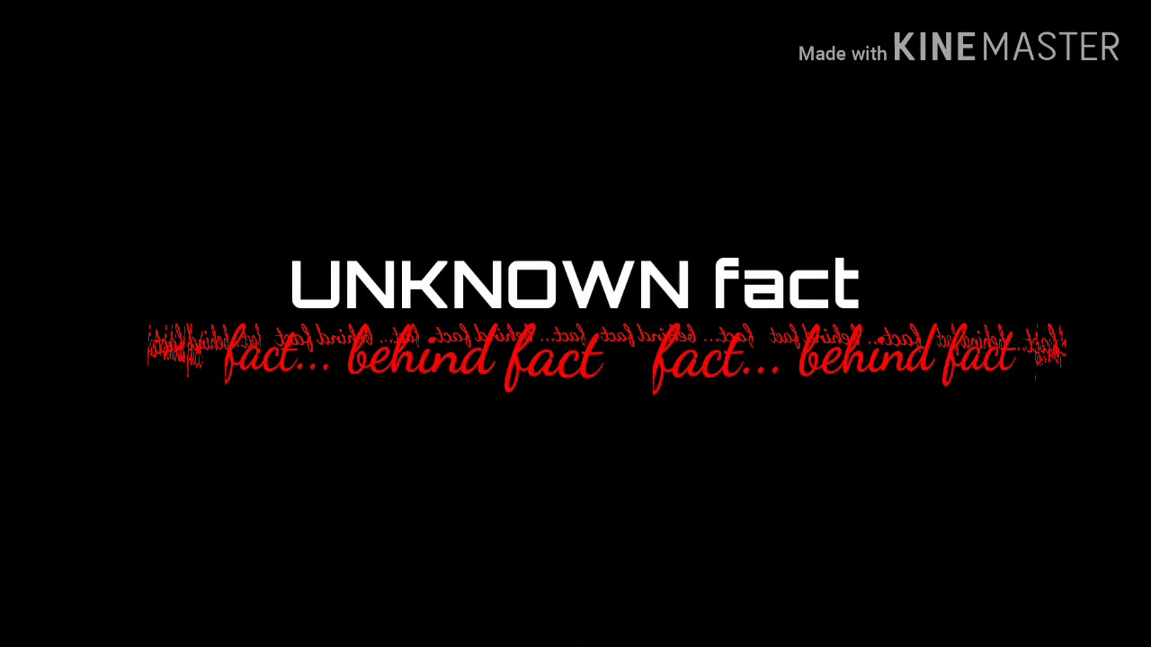 Unknown fact intro video - YouTube