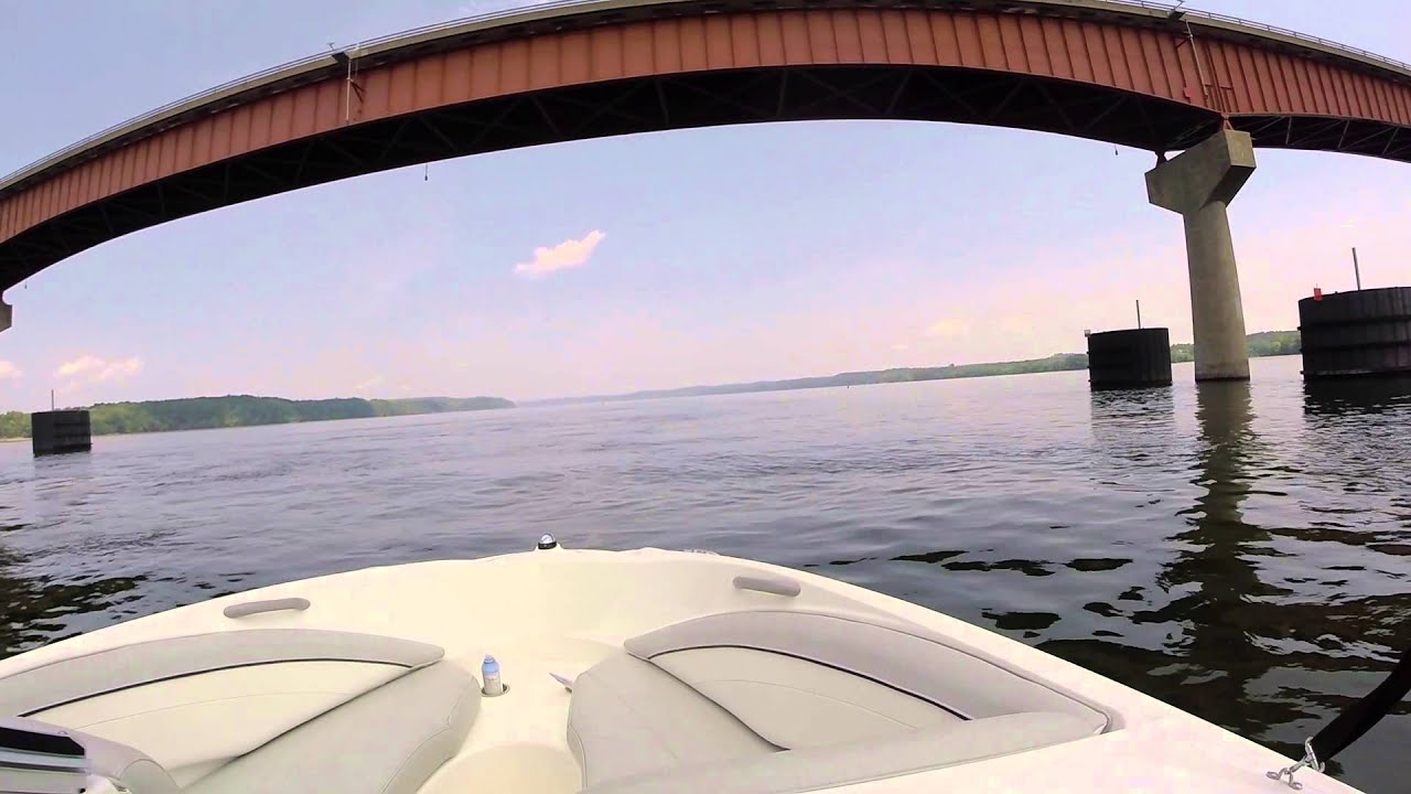 GoPro HD: Natchez Trace Bridge Barge Pass - YouTube