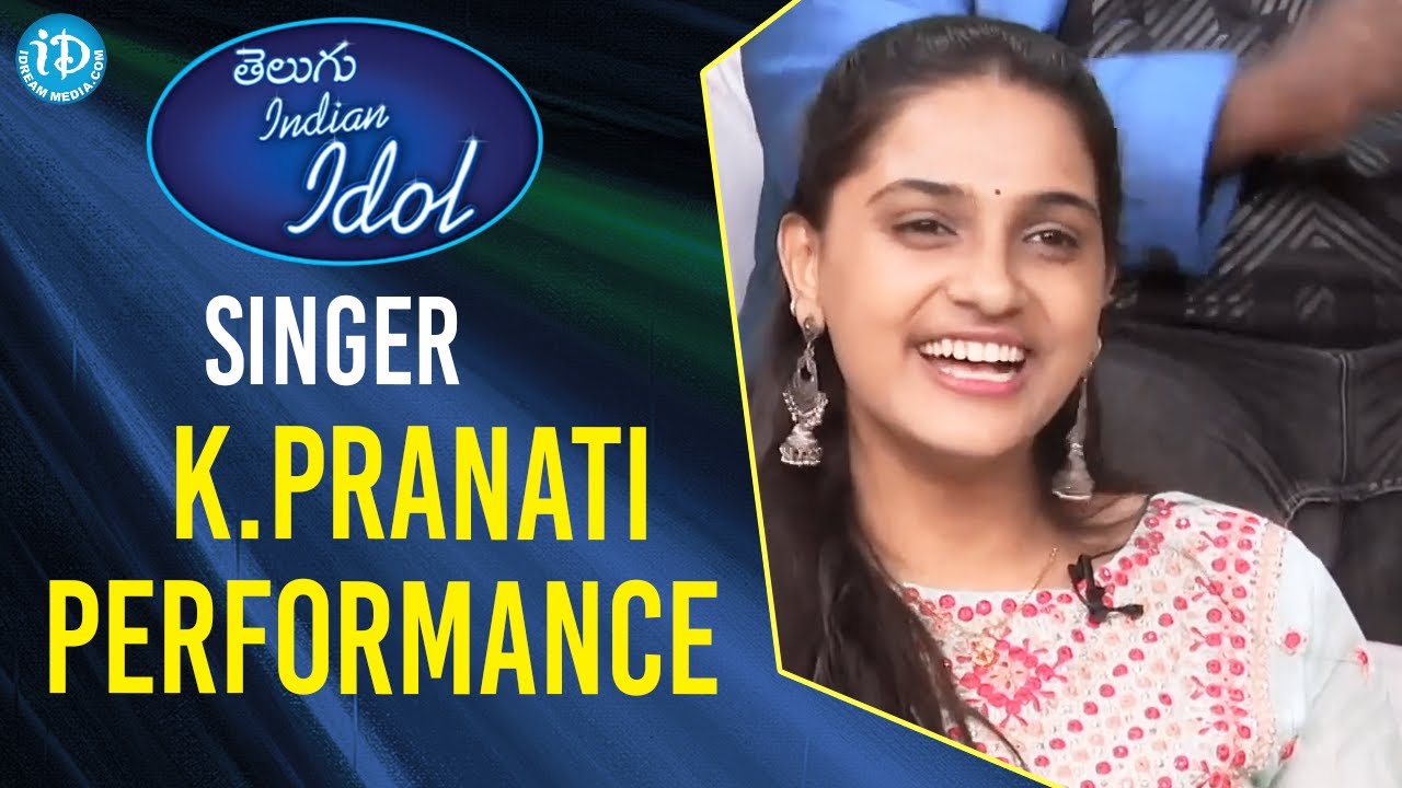 Indian idol Singer K.Pranati ||Top 12 Finalists of Telugu Indian Idol ...
