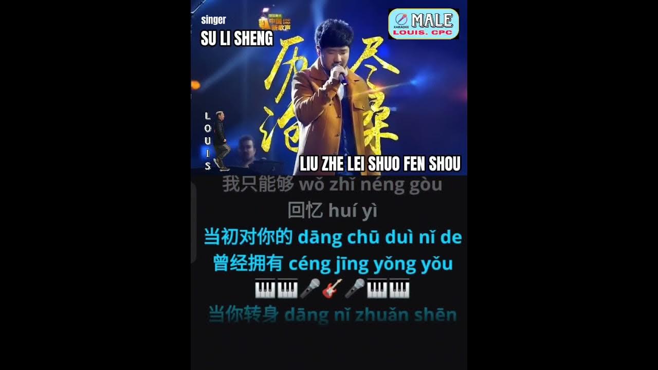 liu zhe lei shuo fen shou - karaoke male key - YouTube