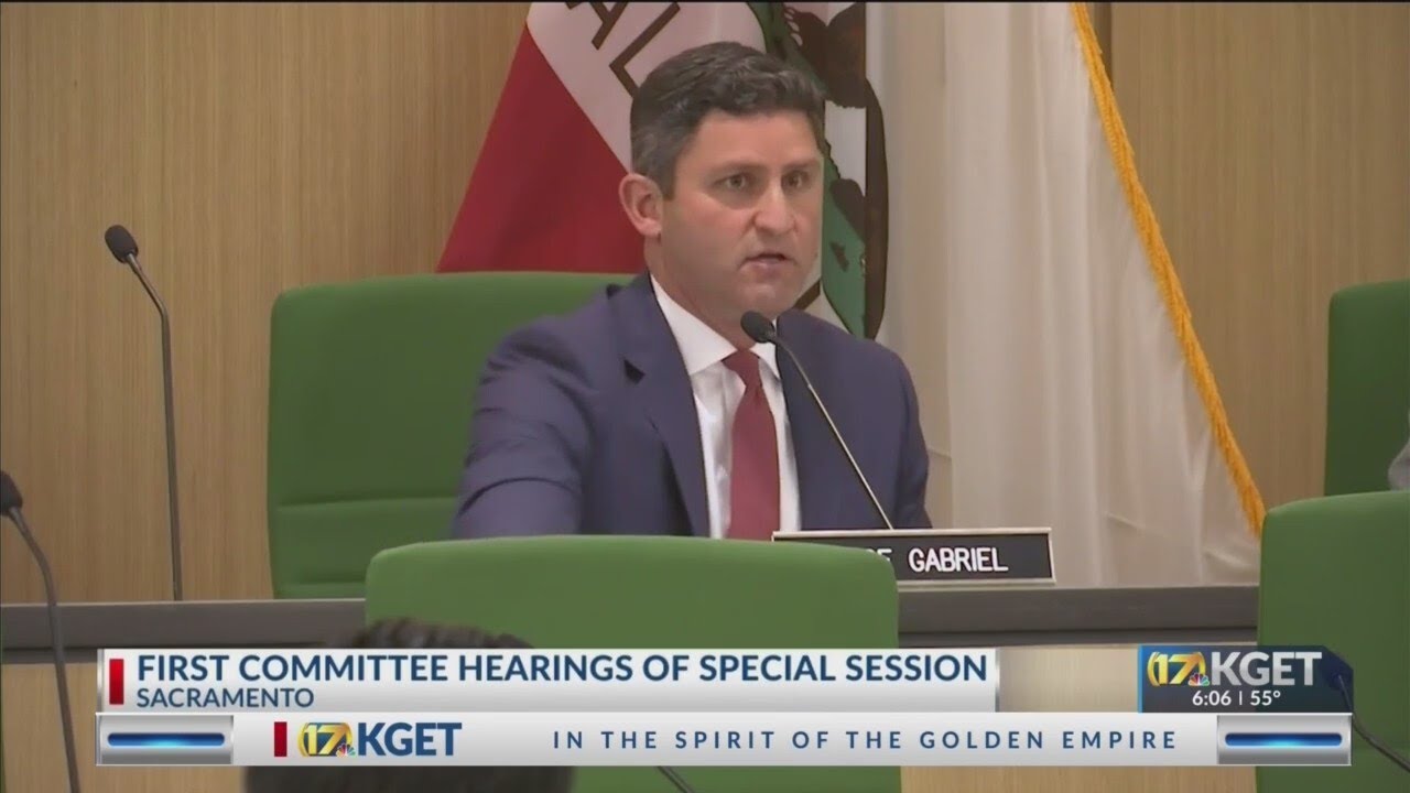 Sacramento holds first committee hearings of special session - YouTube