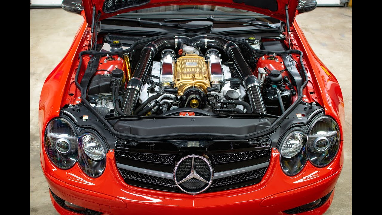 Walkaround and tour of custom Mercedes Benz SL55 AMG. Sounds and looks ...